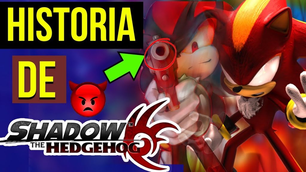AQUELE SONIC PRETO | HISTORIA DE SHADOW THE HEDGEHOG