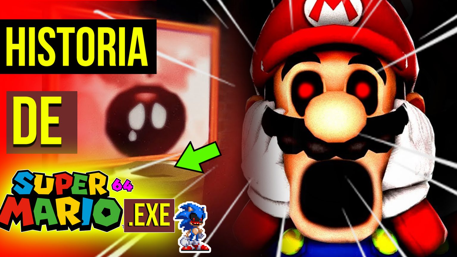 Mario encontra PEACH EXE| HISTORIA SUPER MARIO 64 EXE
