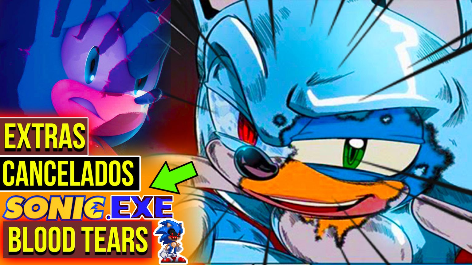 EXTRAS CANCELADOS do Sonic EXE Blood Tears