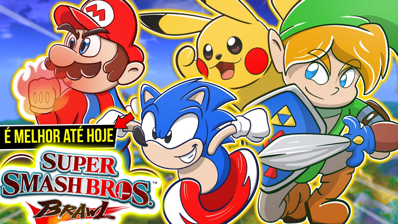 POR QUE Super Smash Bros é o jogo INSUPERAVEL da NINTENDO