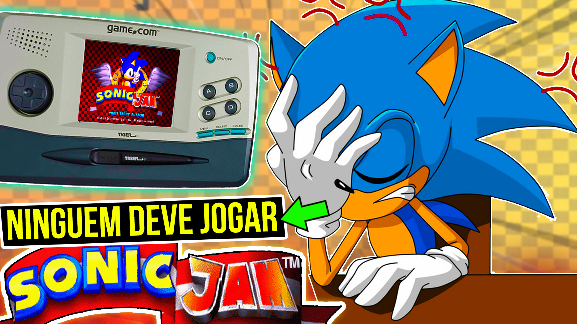 SONIC JAM GAME.COM é o jogo que VOCE NÃO MERECE JOGAR