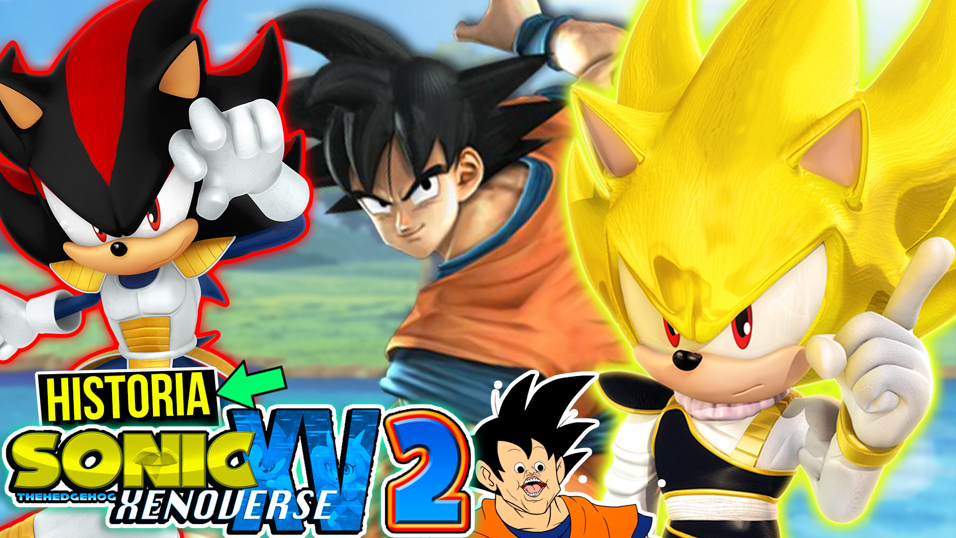 SONIC É PERSONAGEM SECRETO do DRAGON BALL XENOVERSE 2