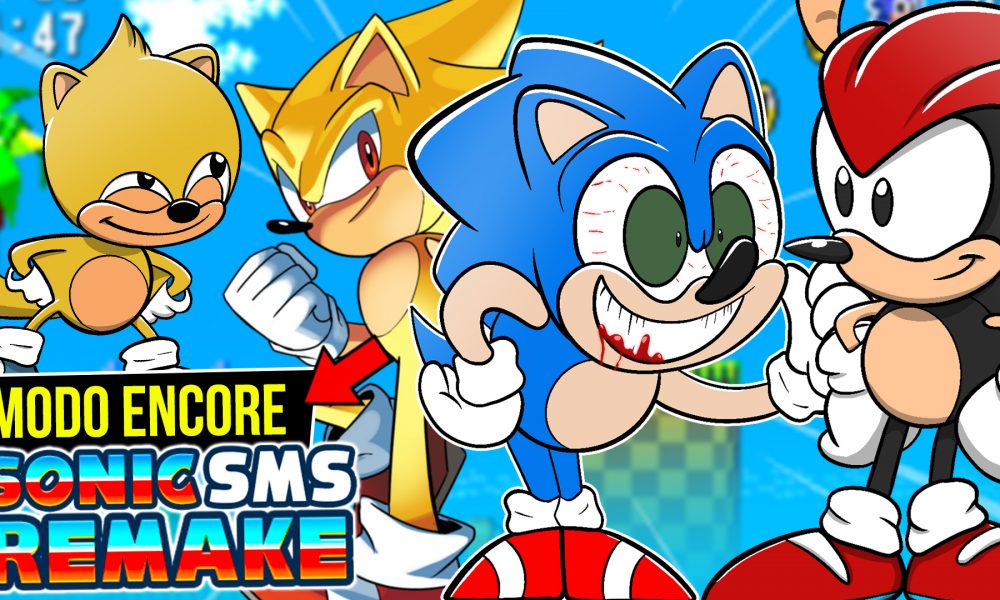 NOVO MODO ENCORE no SONIC de CELULAR | Sonic 1 Sms Remake