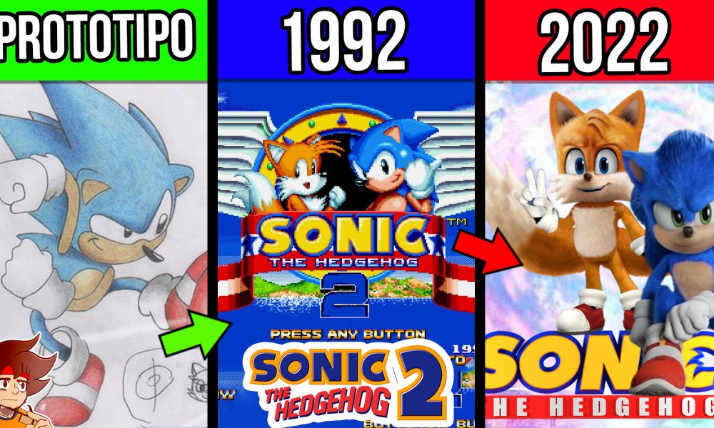 EVOLUÇÃO e Historia de TODOS os SONIC 2