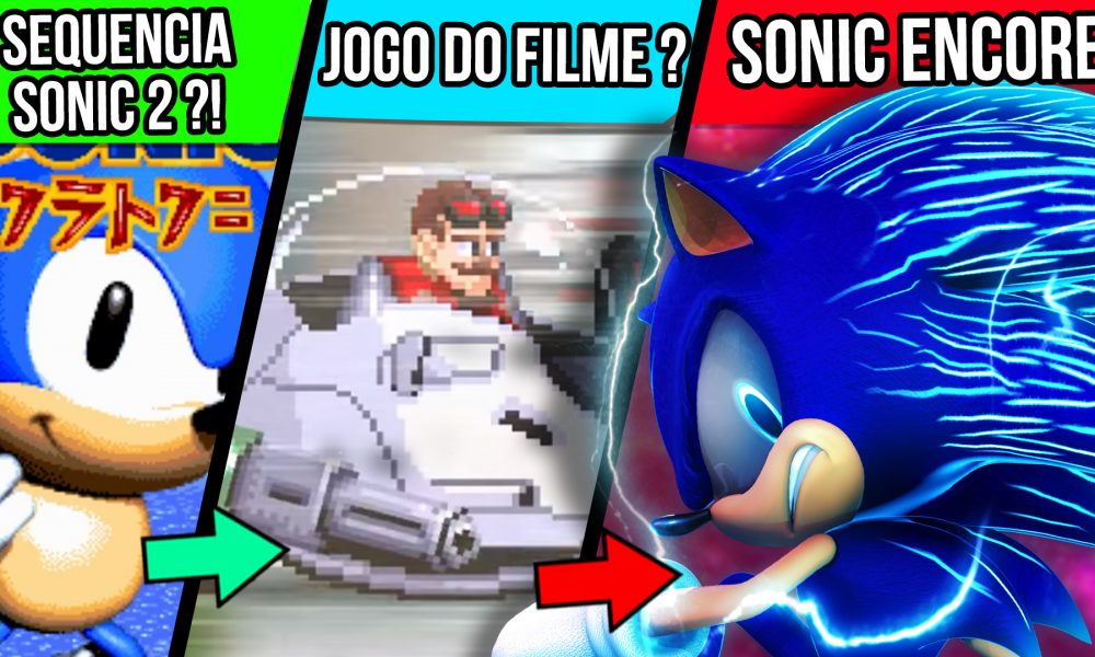 JOGO do FILME do SONIC | 9 JOGOS NOVOS do SONIC