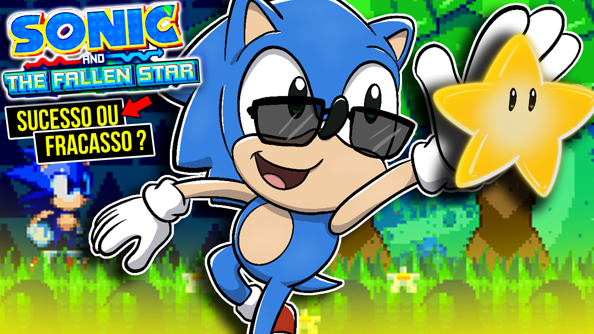 Sonic The Fallen Star - JOGO DigDIN do SONIC