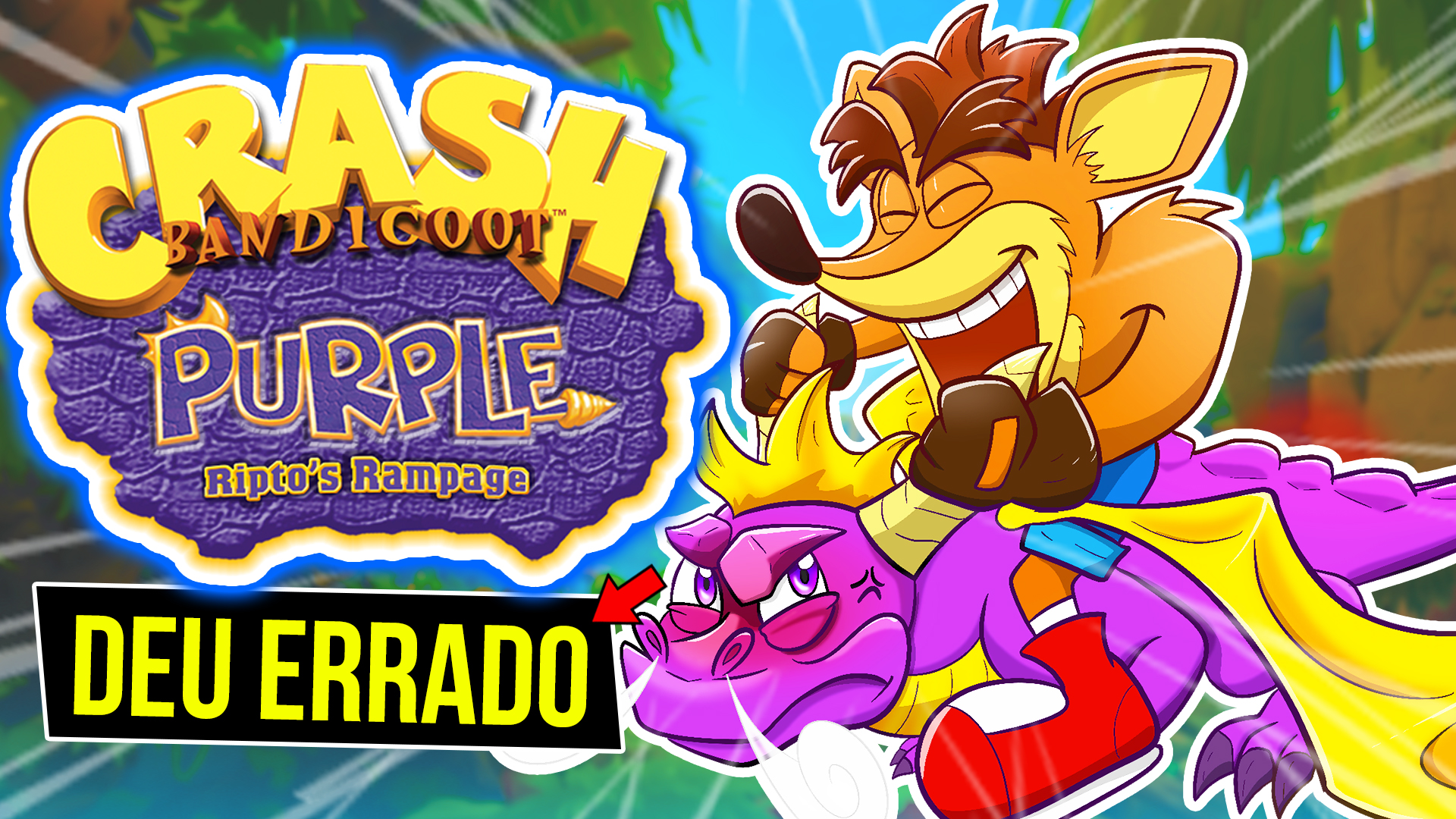 Crossover do Crash que deu Errado | Crash Purple