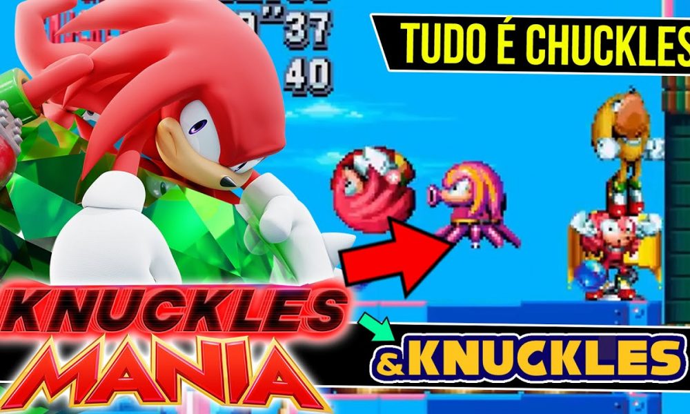 Conheça o NOVO Jogo POTENTE do Knuckles - Knuckles Mania & Knuckles