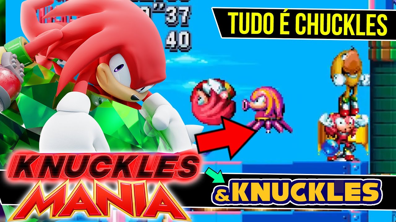 Conheça o NOVO Jogo POTENTE do Knuckles - Knuckles Mania & Knuckles