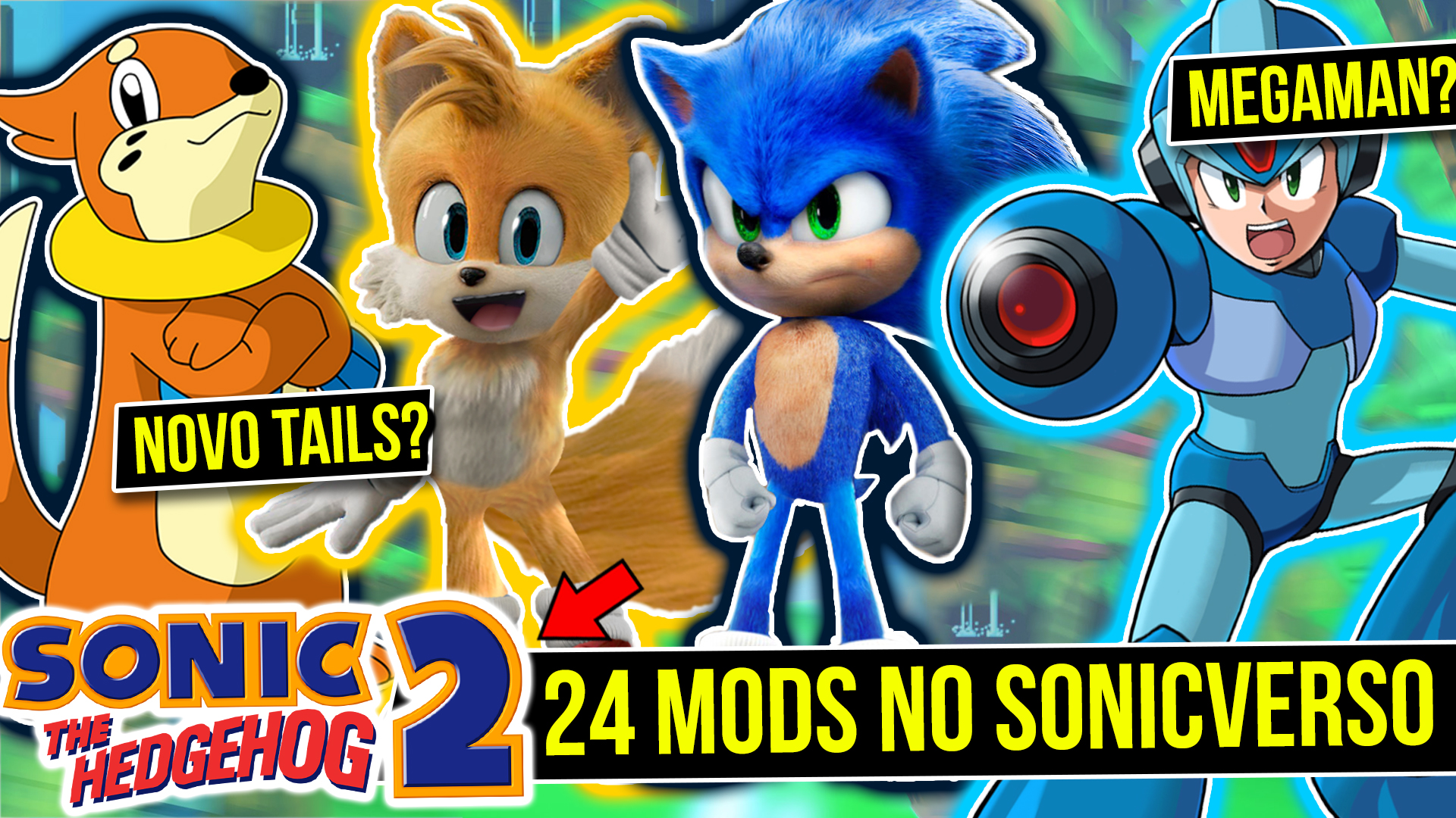 Conheça os 27 Mods do SONICs no Sonicverso no Sonic 2