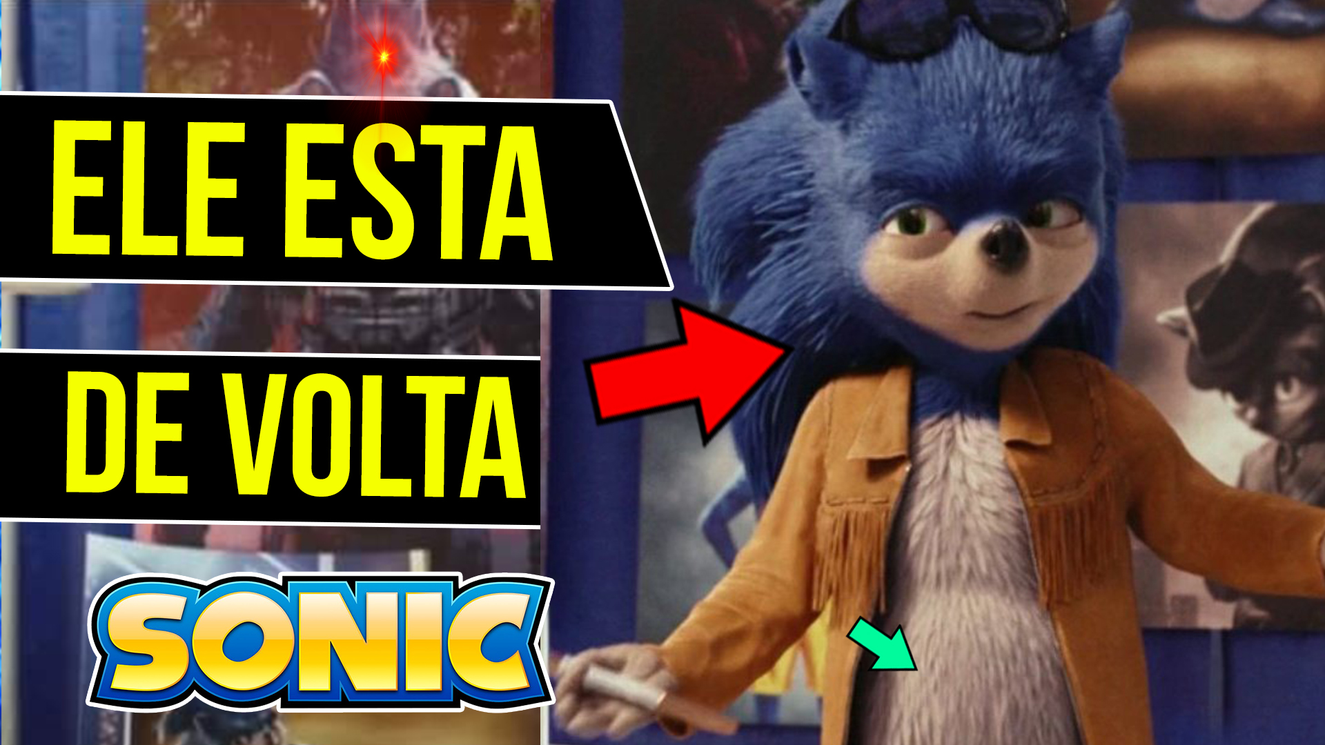 Sonic Feio VOLTOU no Filme do Tico e Teco | Sonic Cracudo