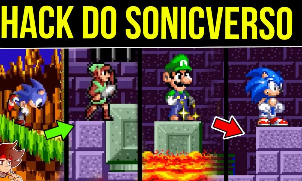 Mod do Sonicverso no Sonic 1 ?! - Sonic 1 Character Pak