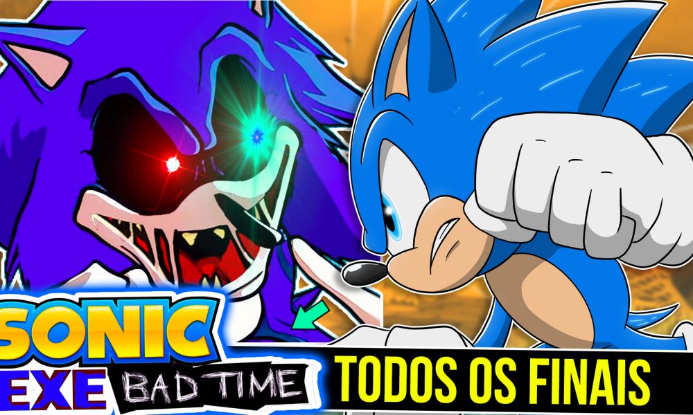 Historia Sonic.exe Bad TIME com TODOS OS FINAIS