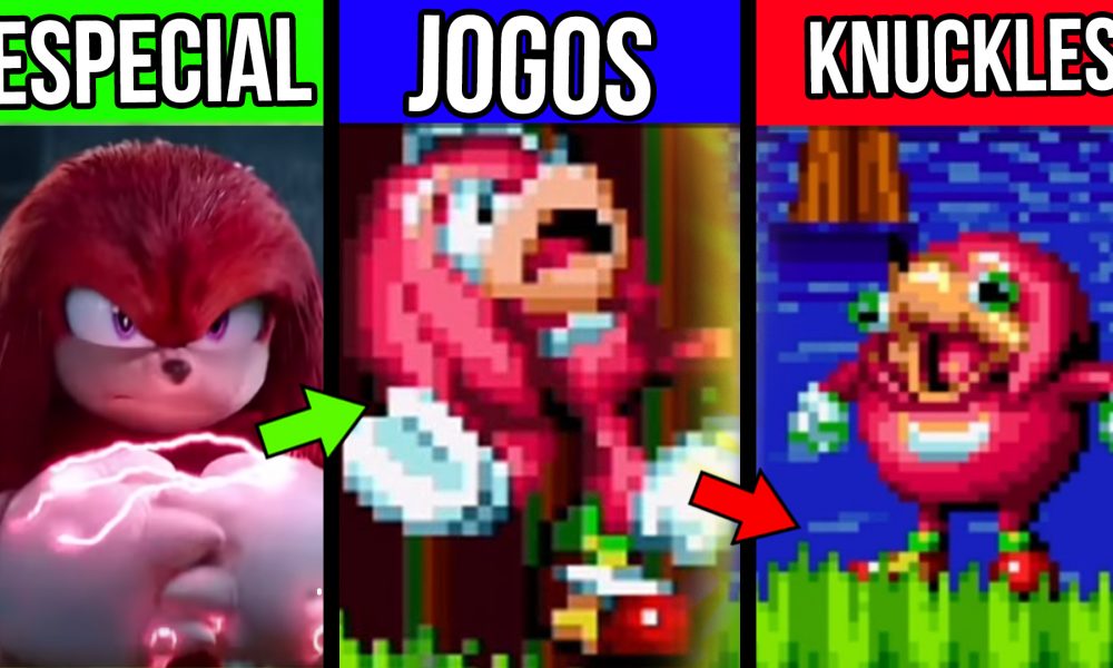 ESPECIAL TODOS os JOGOS do KNUCKLES