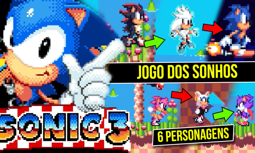 Sonic 3 Timelines - O melhor JOGO do Sonic PARA CELULAR