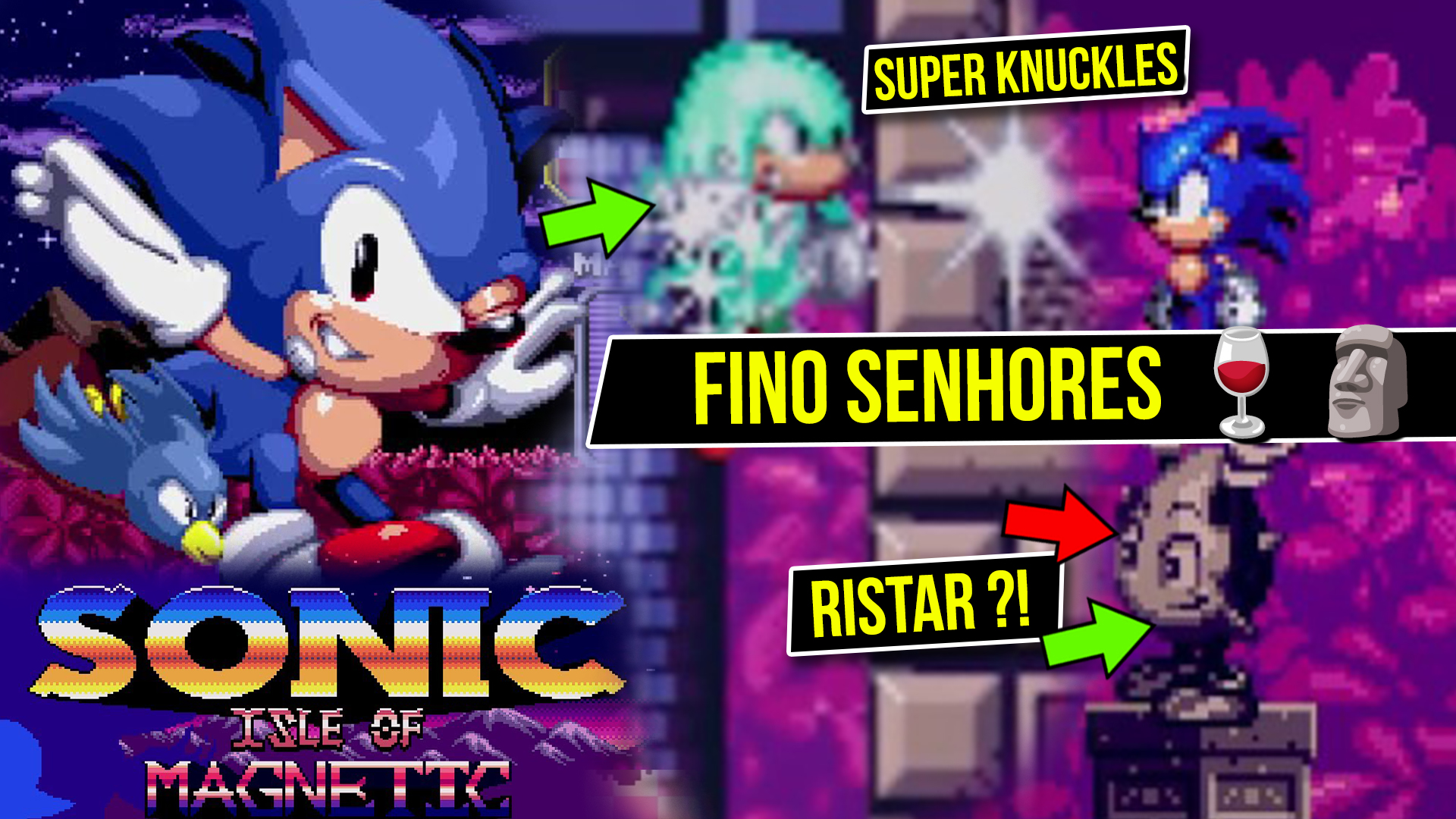 Fan GAME FINO SENHORES - Sonic isle of magnetic artifacts