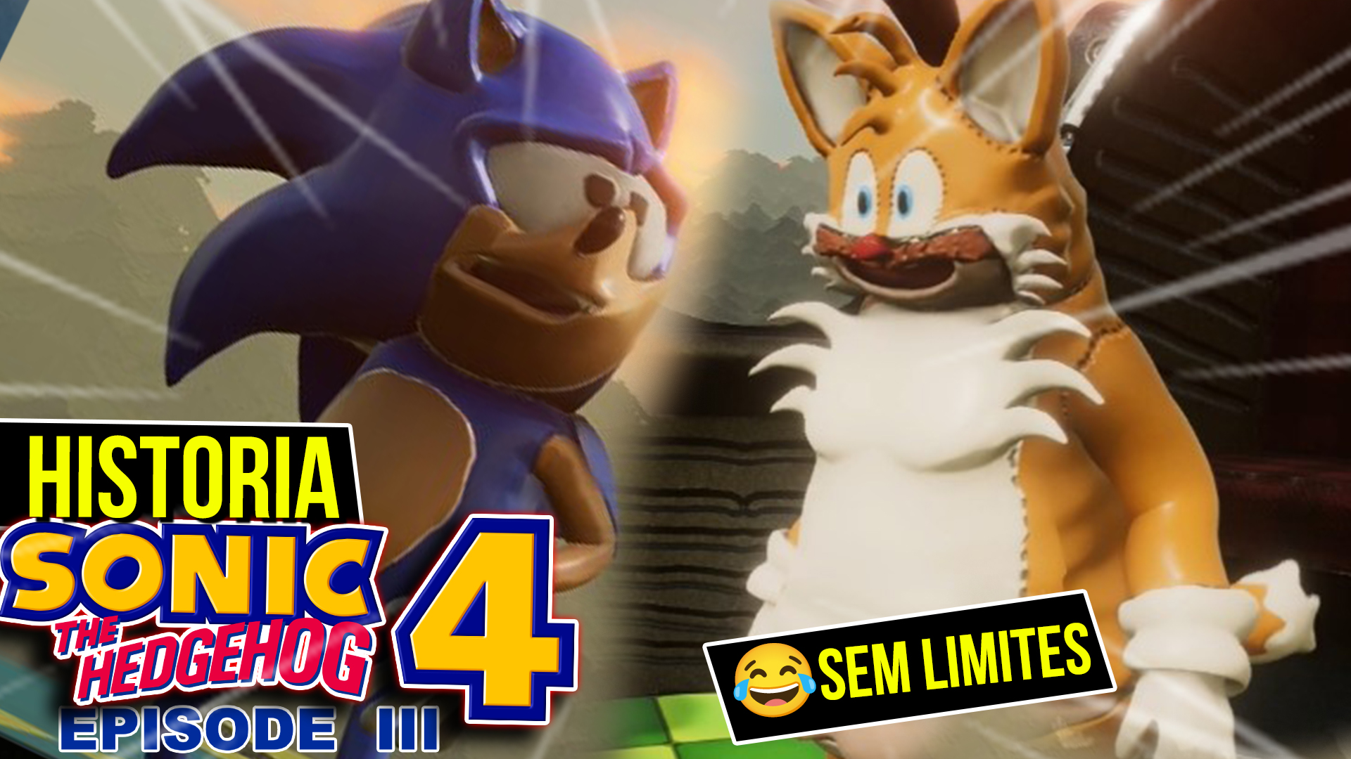 JOGO mais ENGRAÇADO do SONIC - Historia Sonic 4 Episodio 3d blast