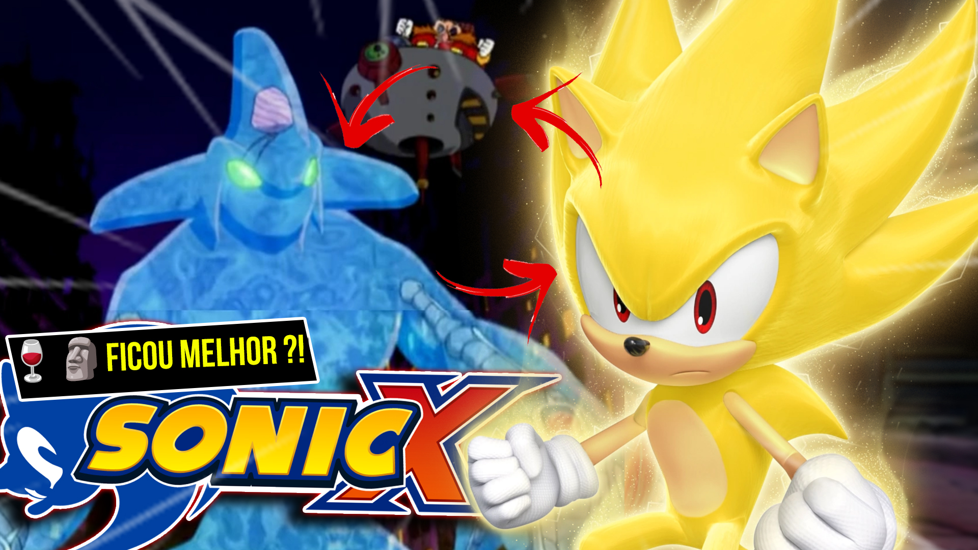 SONIC Adventure no SONIC X - Maior e MELHOR que ORIGINAL