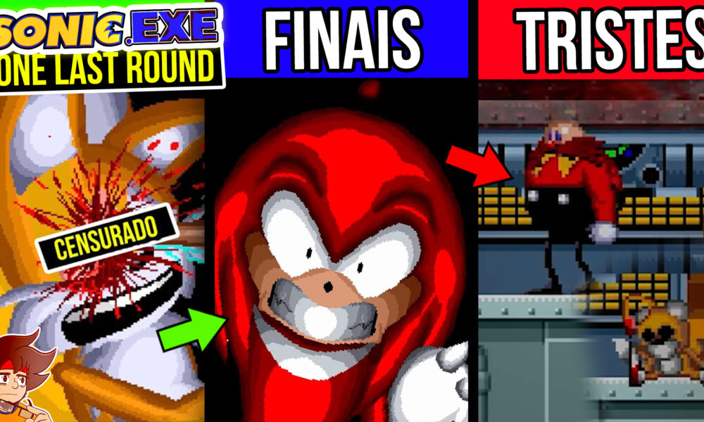 Sonic exe One Last Round | Todos os Finais Eggman Tails e Knuckles