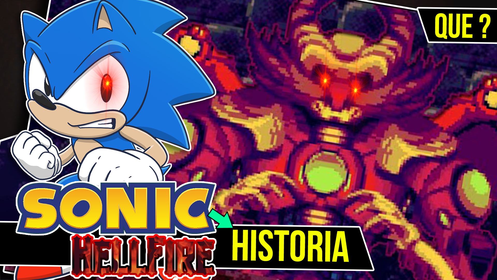 SONIC in HELLFIRE SAGA COMPLETO | Sonic vs Castlevania