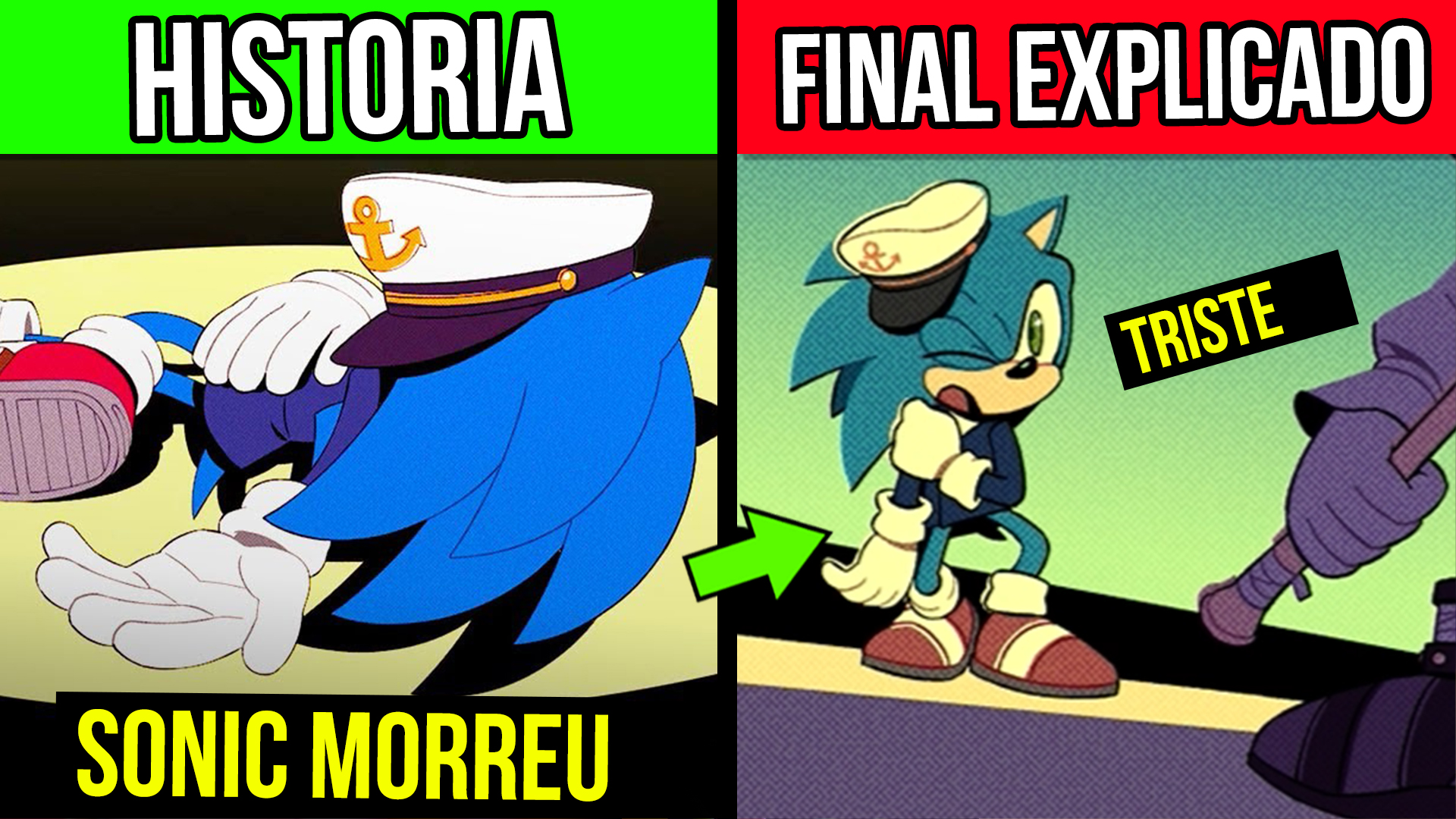 Sonic MORREU - historia Murder of Sonic the hedgehog EXPLICADO