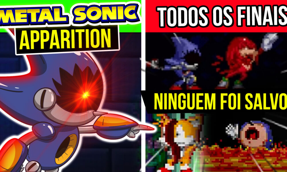 HISTORIA de Metal Sonic Apparition e todos os FINAIS