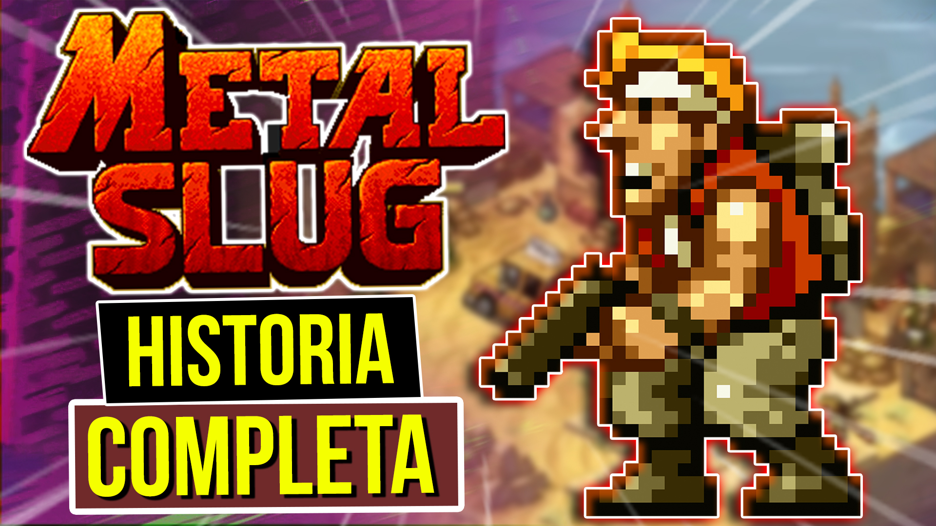 Especial METAL SLUG - HISTORIA COMPLETA de TODOS os Jogos
