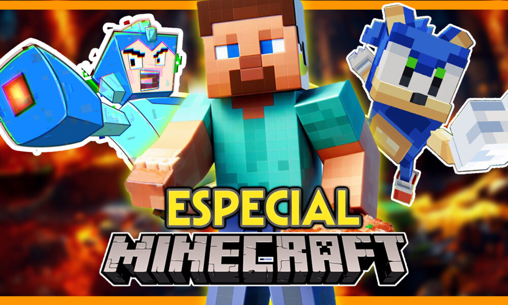Especial OS 5 MELHORES CROSSOVERS no MINECRAFT - Sonic Ben 10 Mega man X