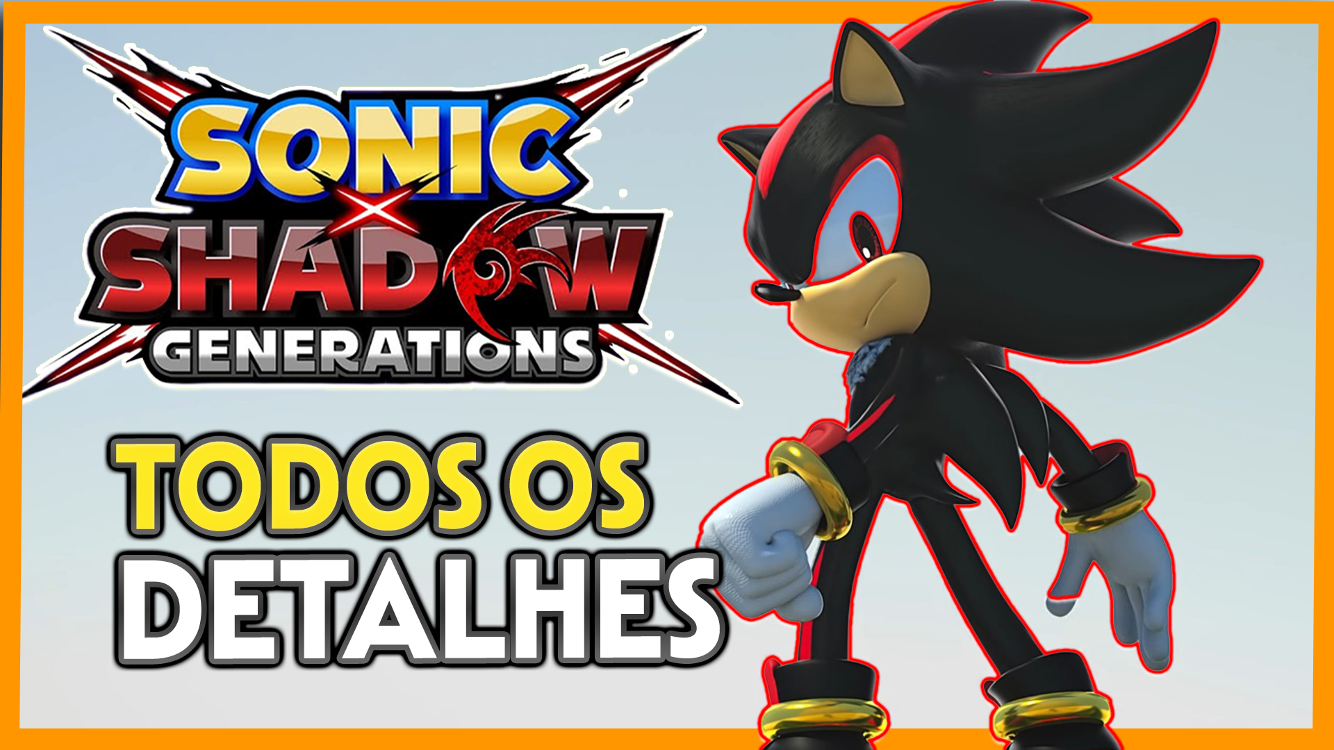 SONIC x SHADOW GENERATIONS foi ANUNCIADO - Segredos e Analise do Trailer