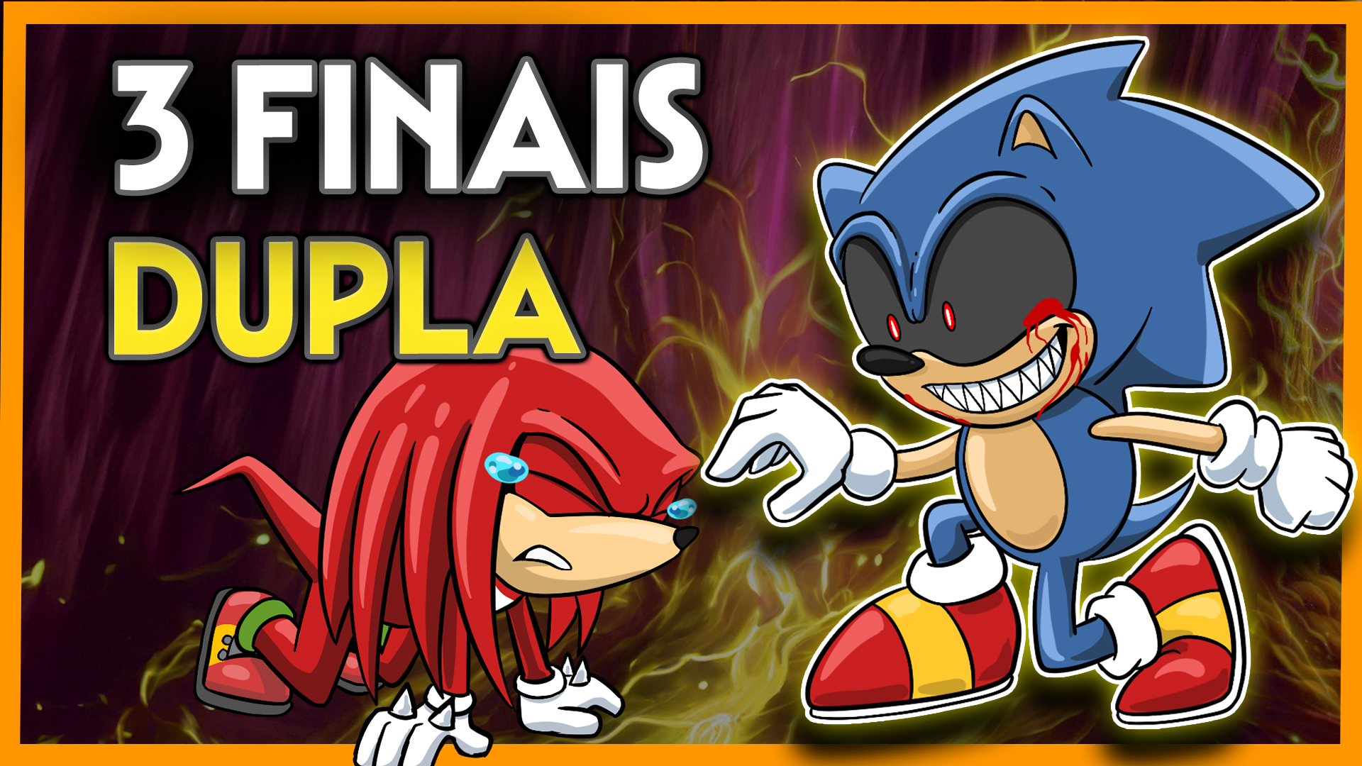 Sonic.EXE The Destiny - 3 FINAIS Duplas - Knuckles Tails e Eggman