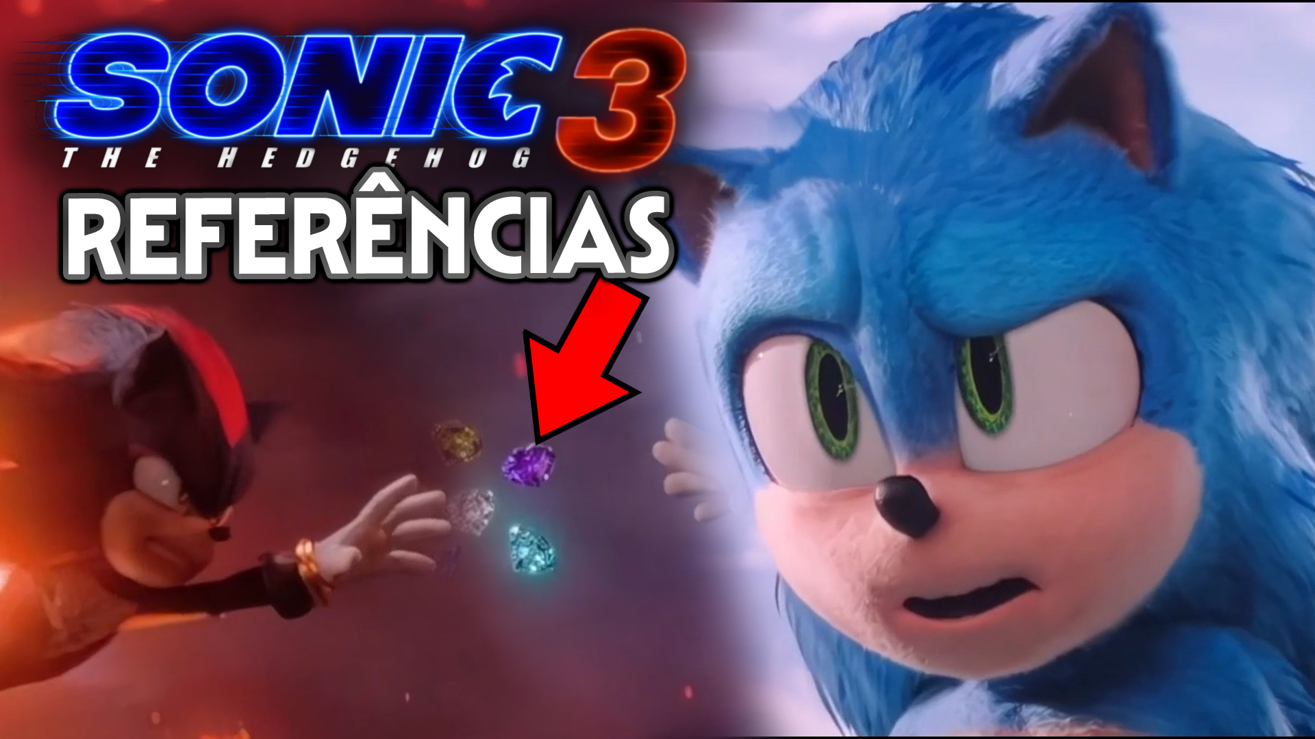Sonic 3 o Filme - Todas as REFERENCIAS que você PERDEU no FILME do SONIC 3