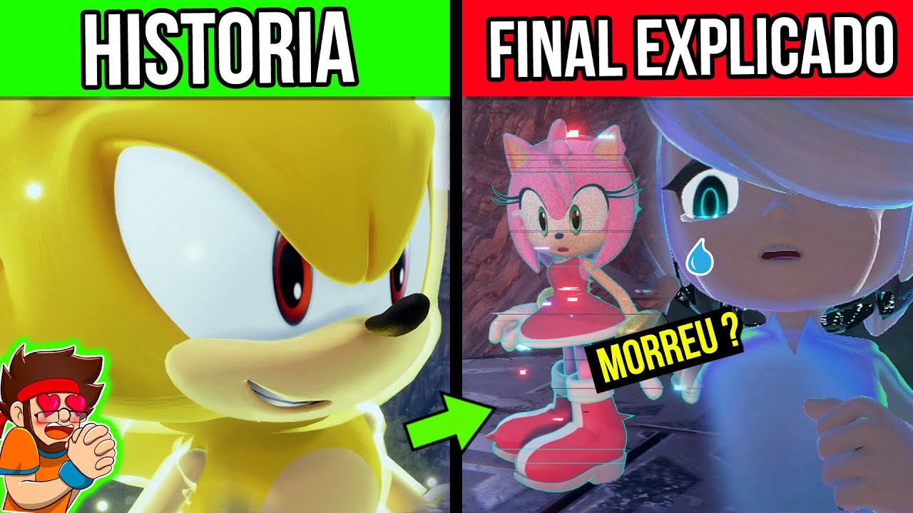 SONIC em MUNDO ABERTO - Historia de Sonic Frontiers